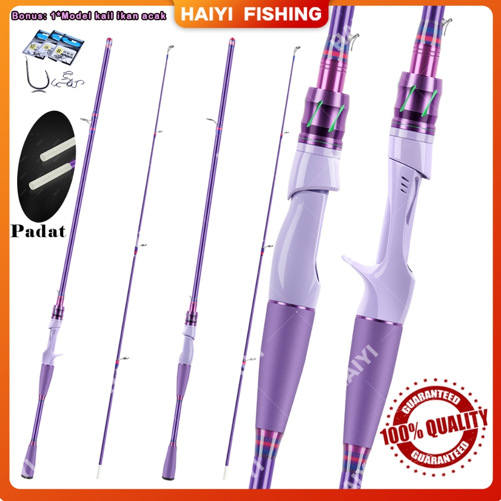 Jual HAIYI FISHING Baru Ultra Ringan Casting Rod Medium Joran Pancing ...