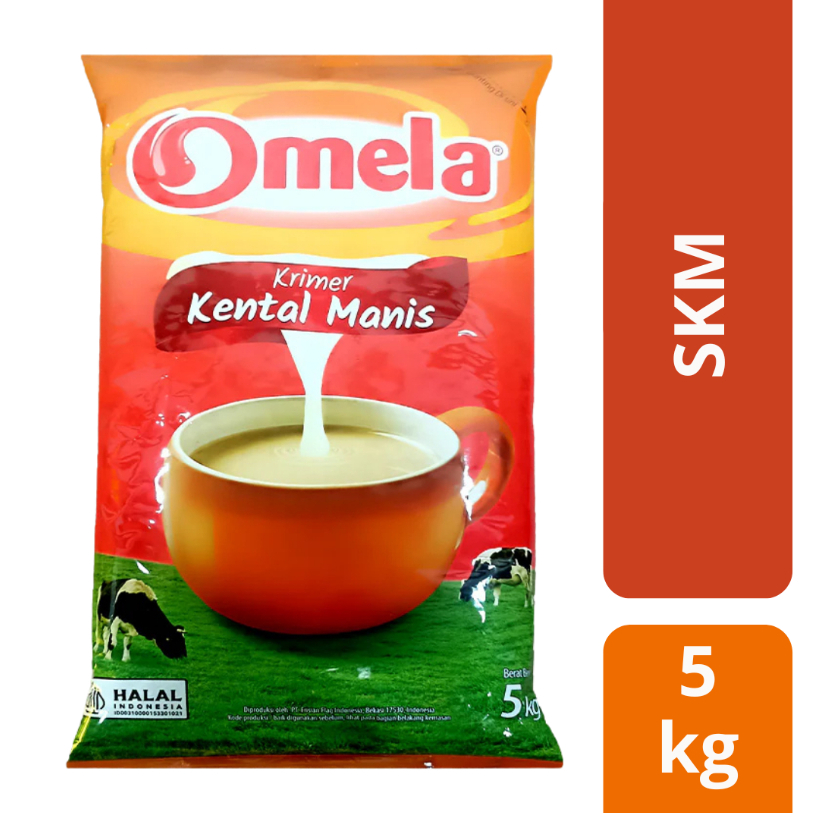 Jual OMELA Krimer Kental Manis Bantal 5kg / Omela Kental Manis Bag 5kg ...