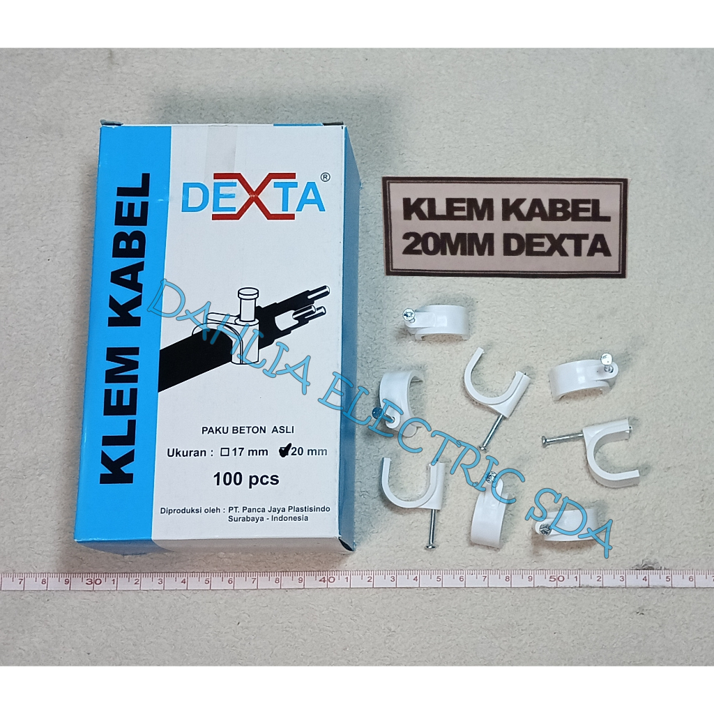 Jual KLEM KABEL 20MM DEXTA 1 PACK (100 PCS) | Shopee Indonesia