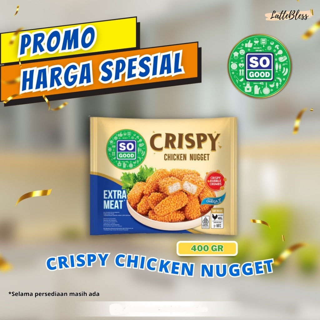 Jual CRISPY CHICKEN NUGGET SO GOOD 400GR HALAL | Shopee Indonesia