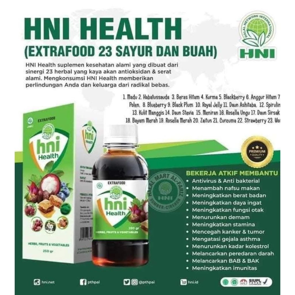 Jual Suplemen Kesehatan Alami | Extrafood | Shopee Indonesia