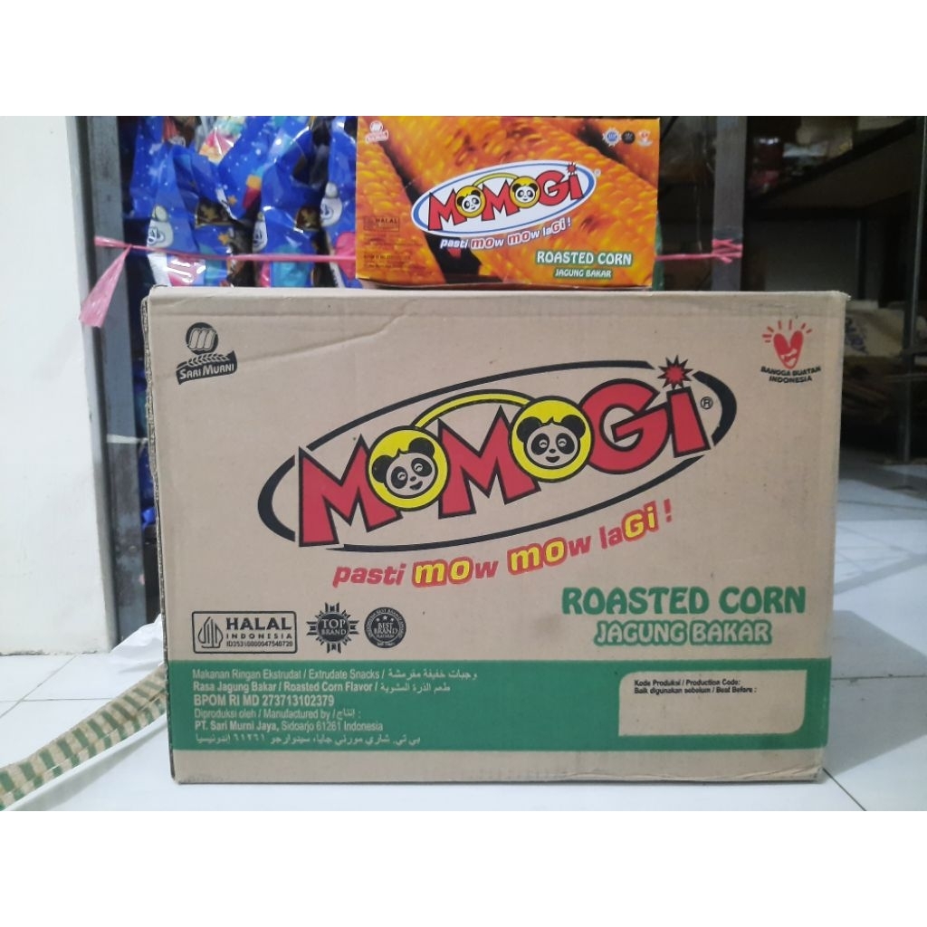 Jual Momogi Stik Jagung Bakar 5g (1 Karton 12box) | Shopee Indonesia