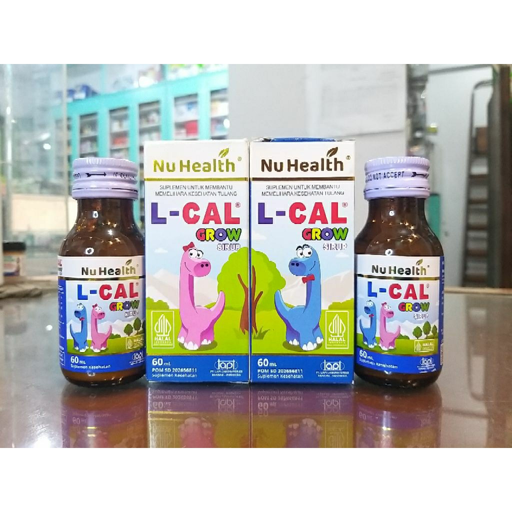 Jual L - CAL GROW SIRUP 60 ML | SUPLEMEN TULANG NU HEALTH | Shopee ...