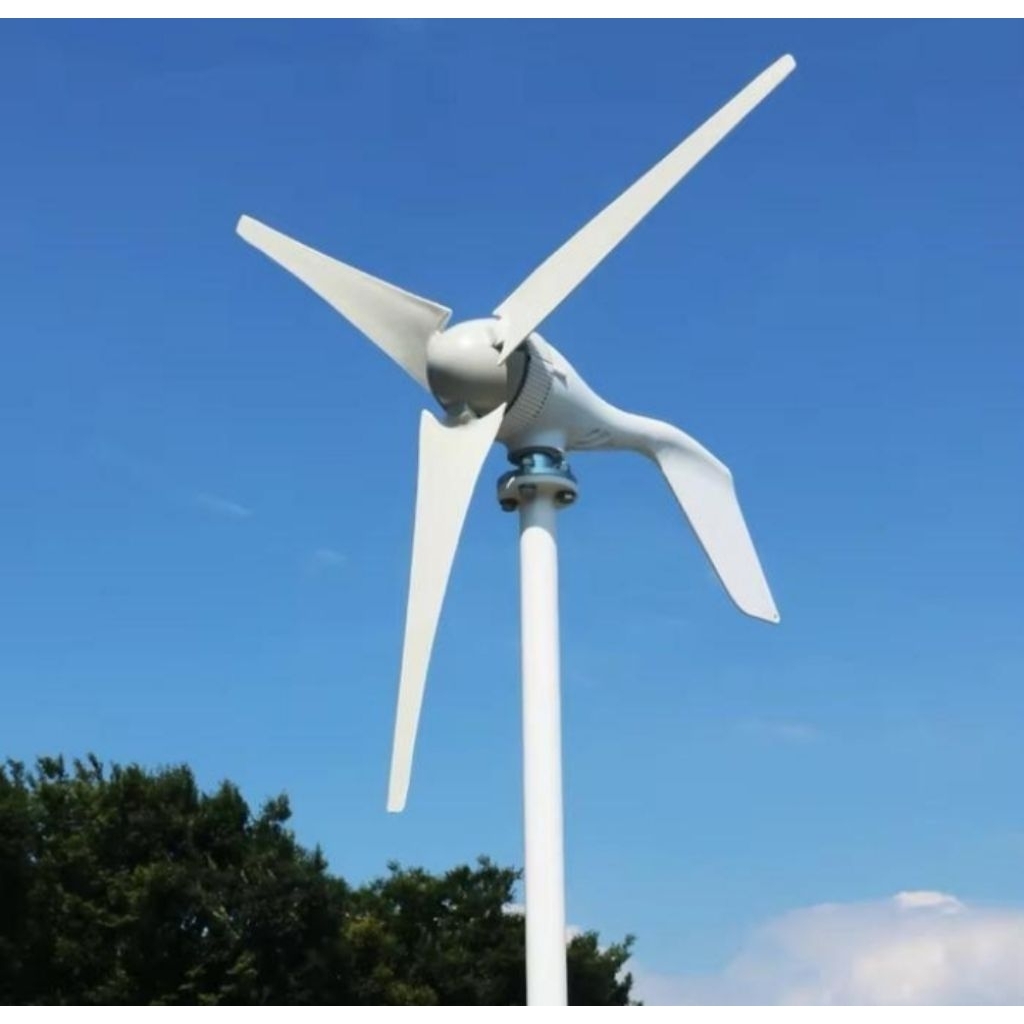 Jual Wind Turbine Generator 400 Watt 12V 3 Blades With Controller ...