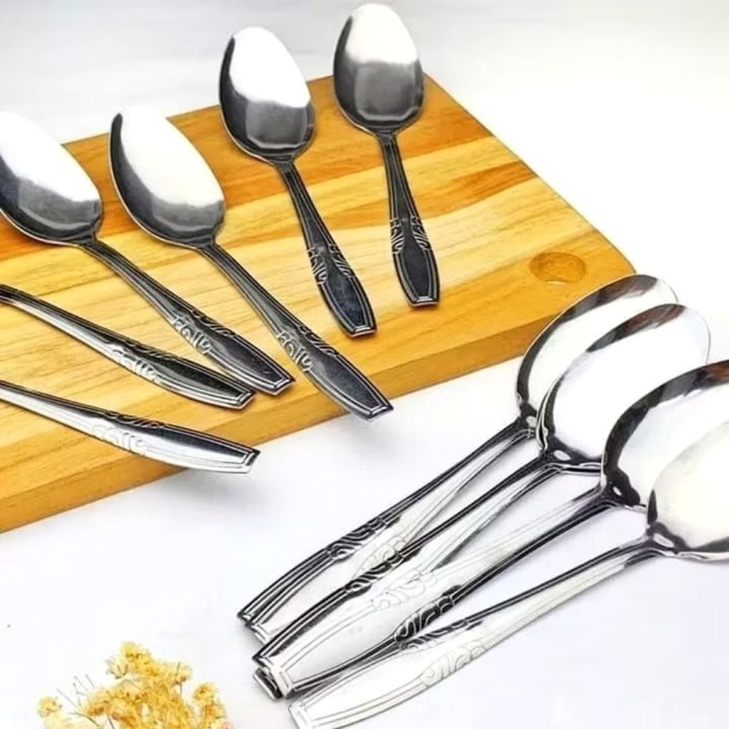 Jual SENDOK GARPU MAKAN STAINLESS TEBAL / SENDOK MAKAN STAINLESS ...