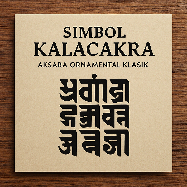 Jual Simbol Kalacakra – Aksara Ornamental Klasik | Shopee Indonesia