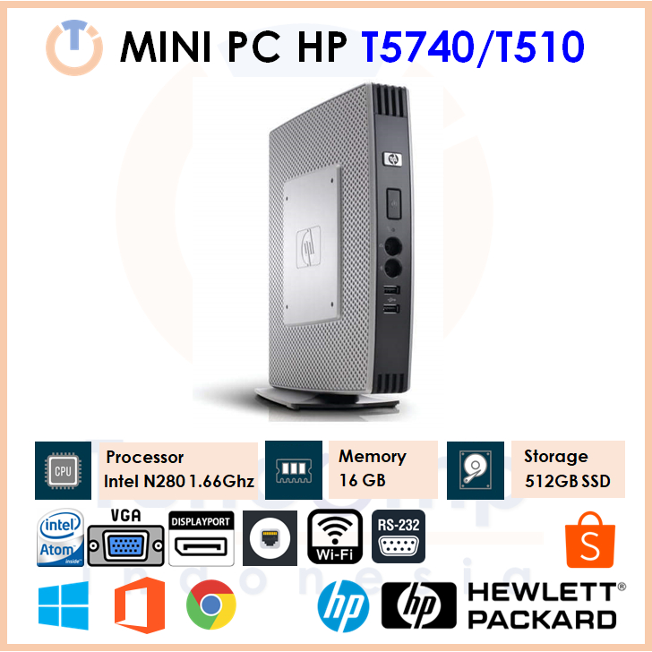 Jual [Like New] Mini PC HP T5740 | Ram 16GB | 256GB | Shopee Indonesia