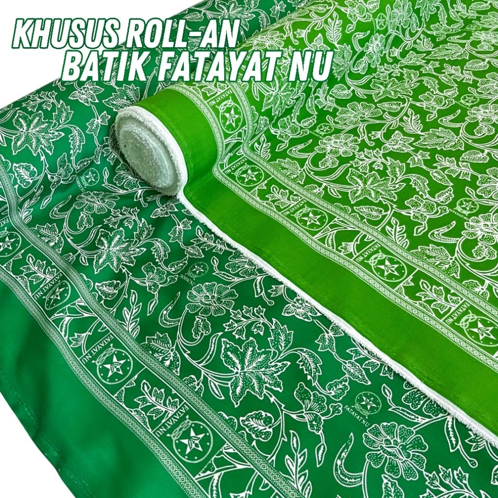 Jual Kain Batik Fatayat NU - Bahan Besway dan Semu Sutra Harga Roll ...