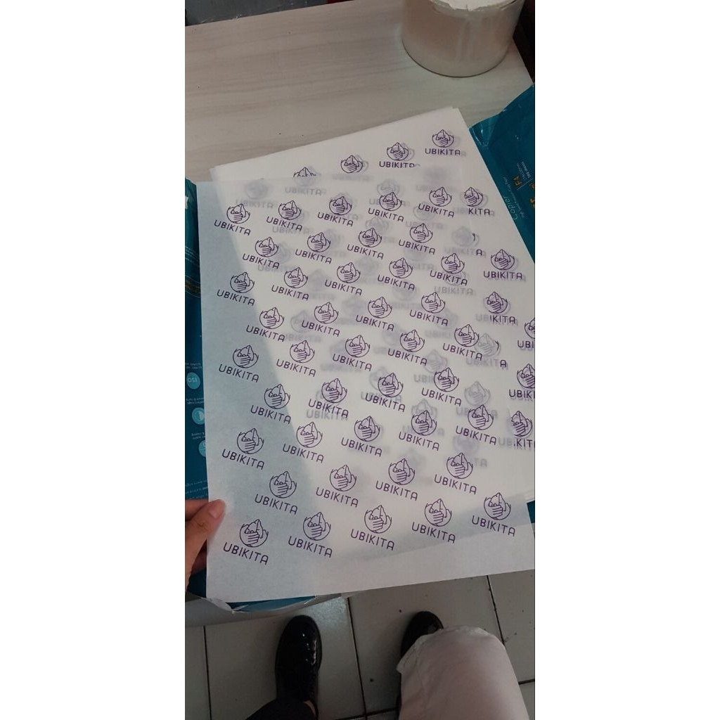 Jual CUSTOM LOGO KERTAS TISU/DOORSLAG PACKING/KERTAS PACKING OLSHOP ...