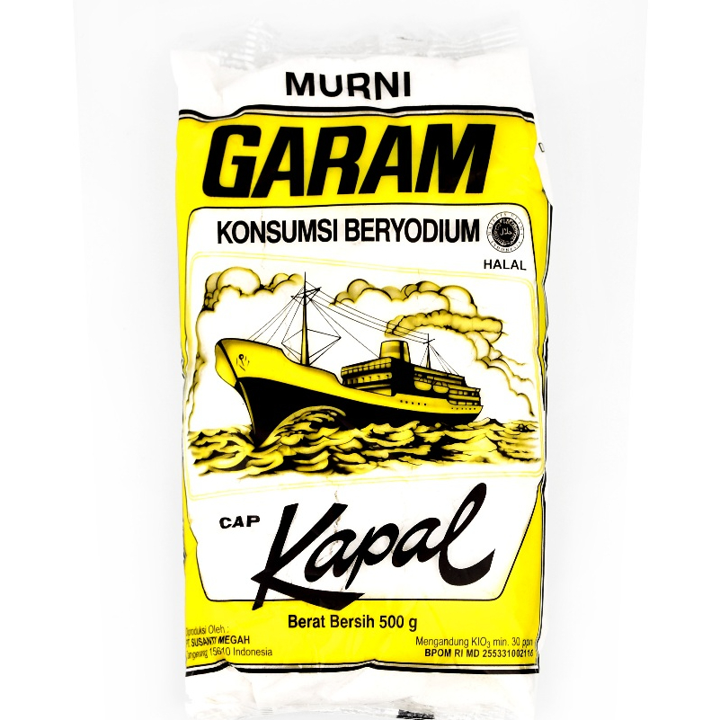 Jual GARAM DAPUR CAP KAPAL 500GR / 1 BALL ISI 20 PCS | Shopee Indonesia