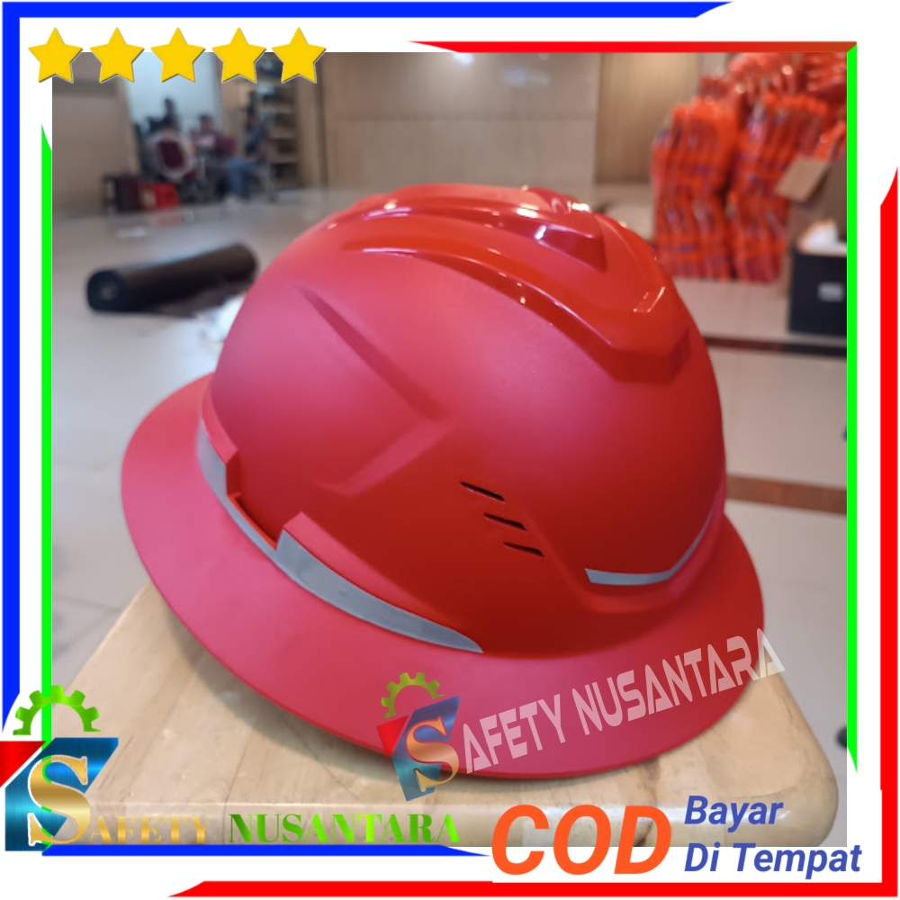 Jual Helm MSA Fullbrim C1 Fastrack - Safety Helmet Proyek MSA V-Gard C1 ...