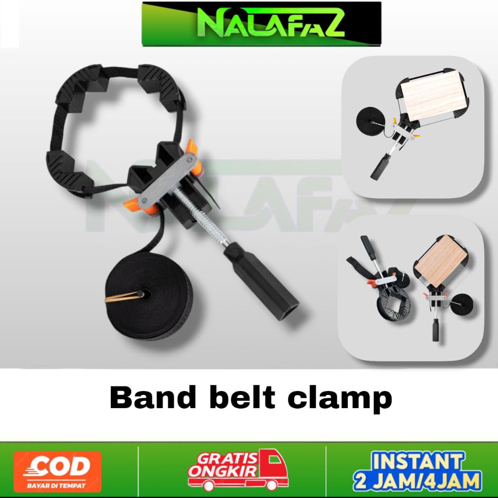 Jual Band Belt Clamp / Klem Tali Hexagonal Kanvas Jig figura Multifungsi | Shopee Indonesia