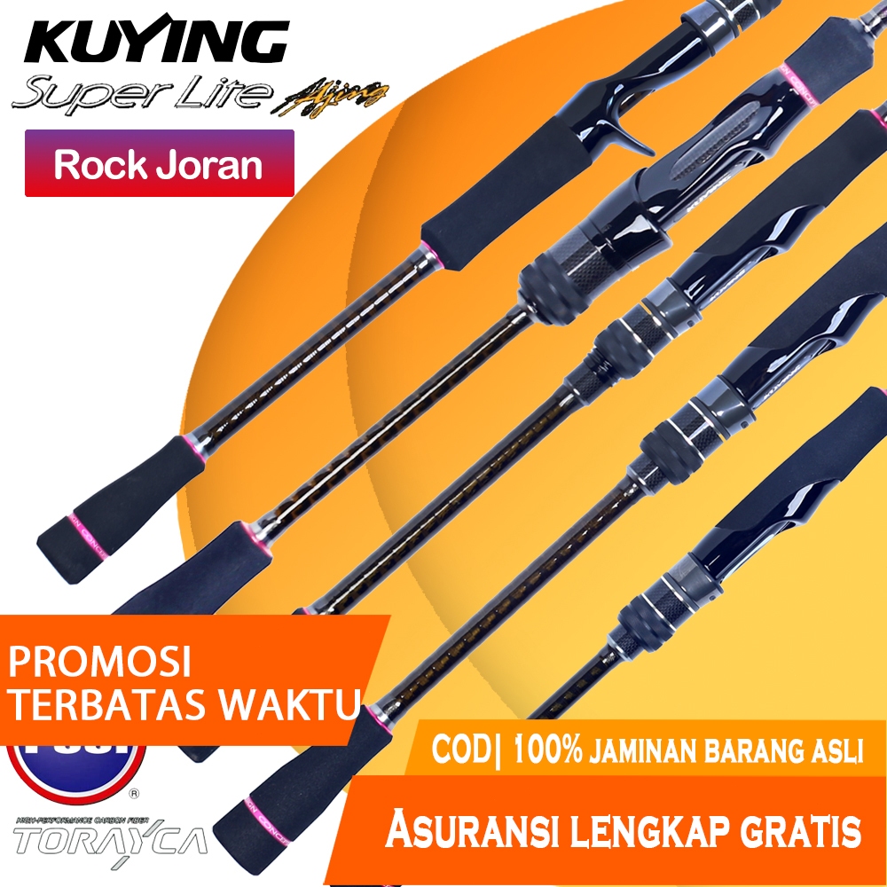 Jual KUYING SUPERLITE AJING Joran Pancing Fishing Rod Lure Spinning ...