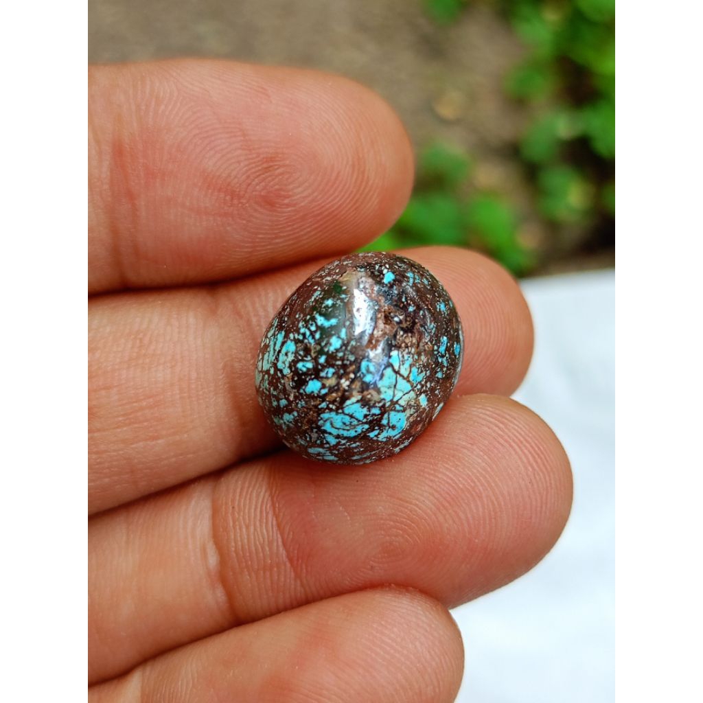 Jual NATURAL BATU PIRUS PERSIA POLKAS BIRU GRADASI URAT MERAH | Shopee ...