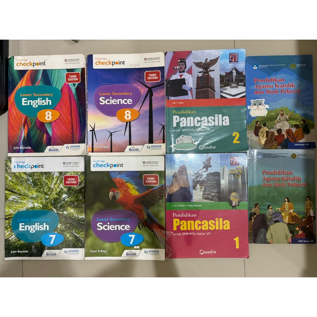 Jual buku second sekon preloved buku anak smp kelas 7 kelas 8 pendidikan agama katolik ...