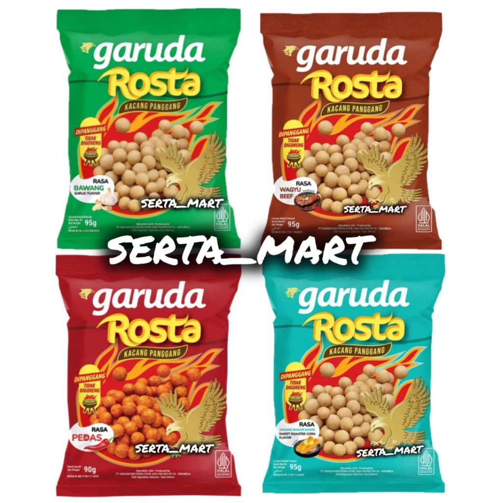 Jual Garuda Rosta Kacang Panggang Rasa Bawang / Wagyu Beef / Pedas ...