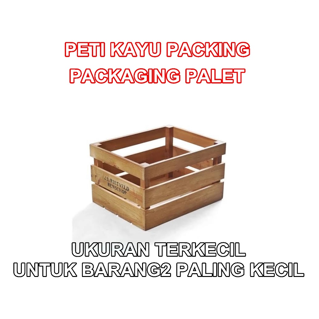 Jual Peti Kayu / Packaging Palet Bahan Bekas Ukuran terkecil | Shopee ...