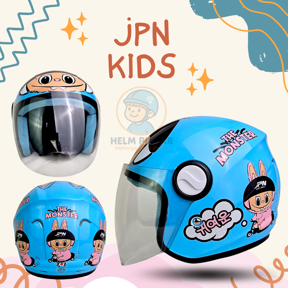 Jual HELM ANAK UNTUK USIA 4-10 TAHUN MEREK JPN KIDS MOTIF | HELM JPN ...