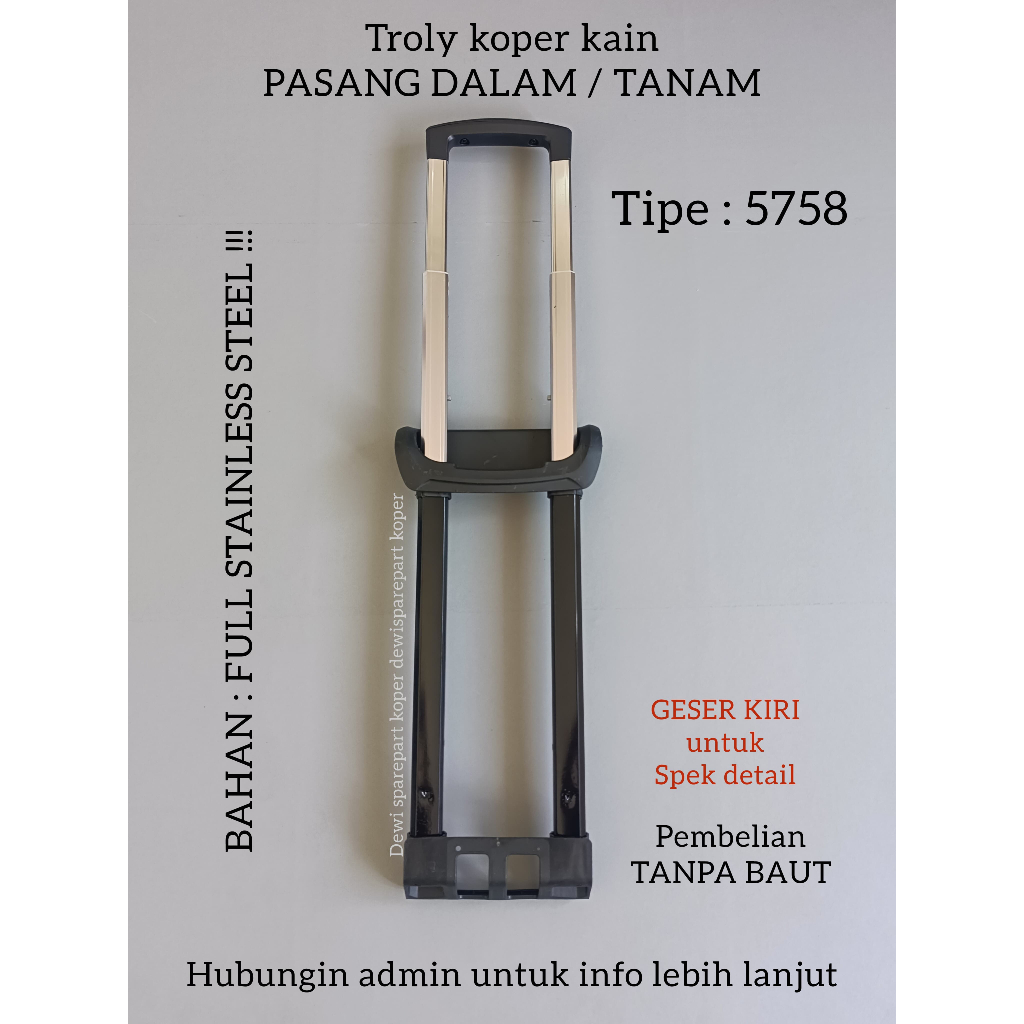 Jual TROLY KOPER, TROLI TAS TRAVEL, TROLY KOPER KAIN | Shopee Indonesia
