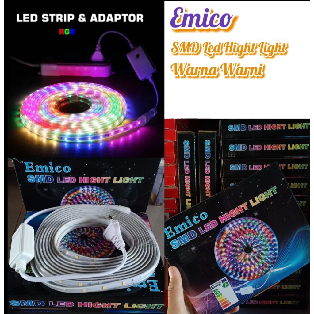 Jual Lampu LED STRIP SELANG 2835/220V OUTDOOR RGB/LED strip merah putih ...