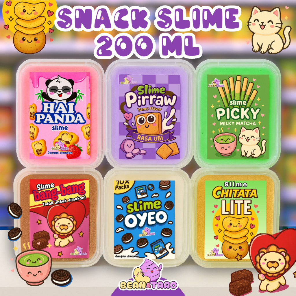 Jual SNACK SLIME 200 ML BY SLIME BEANTARO || TOFU SLIME || SLIME BINTARO || JAJANAN || CEMILAN ...