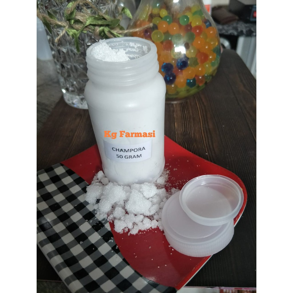 Jual PROMO Kamper Camphora / kamper 50gr champora champor campor bahan ...