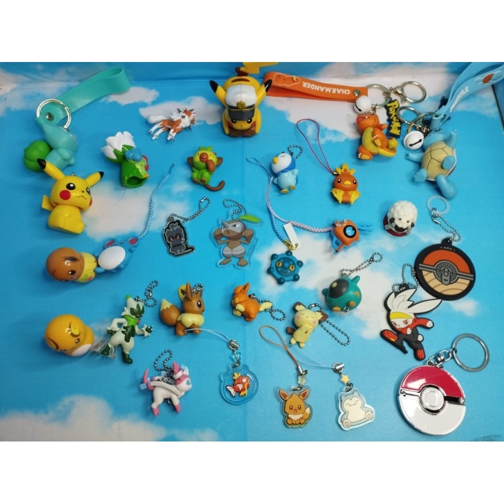 Jual POKEMON MERCHANDISE KEYCHAIN Gantungan Kunci Pokemon / Gantungan ...