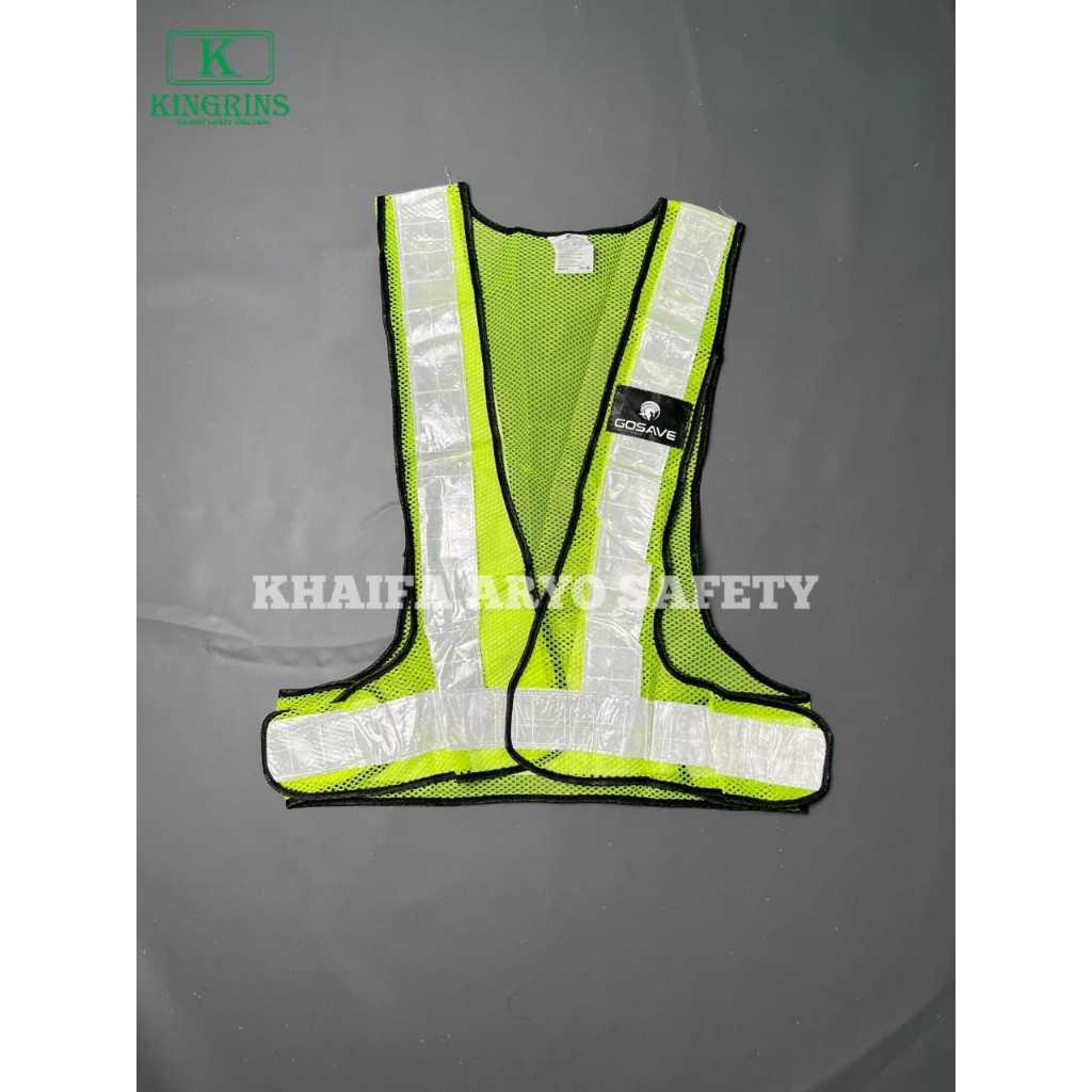 Jual Rompi Proyek Safety / Rompi Safety V Hijau / Rompi Jaring Proyek ...