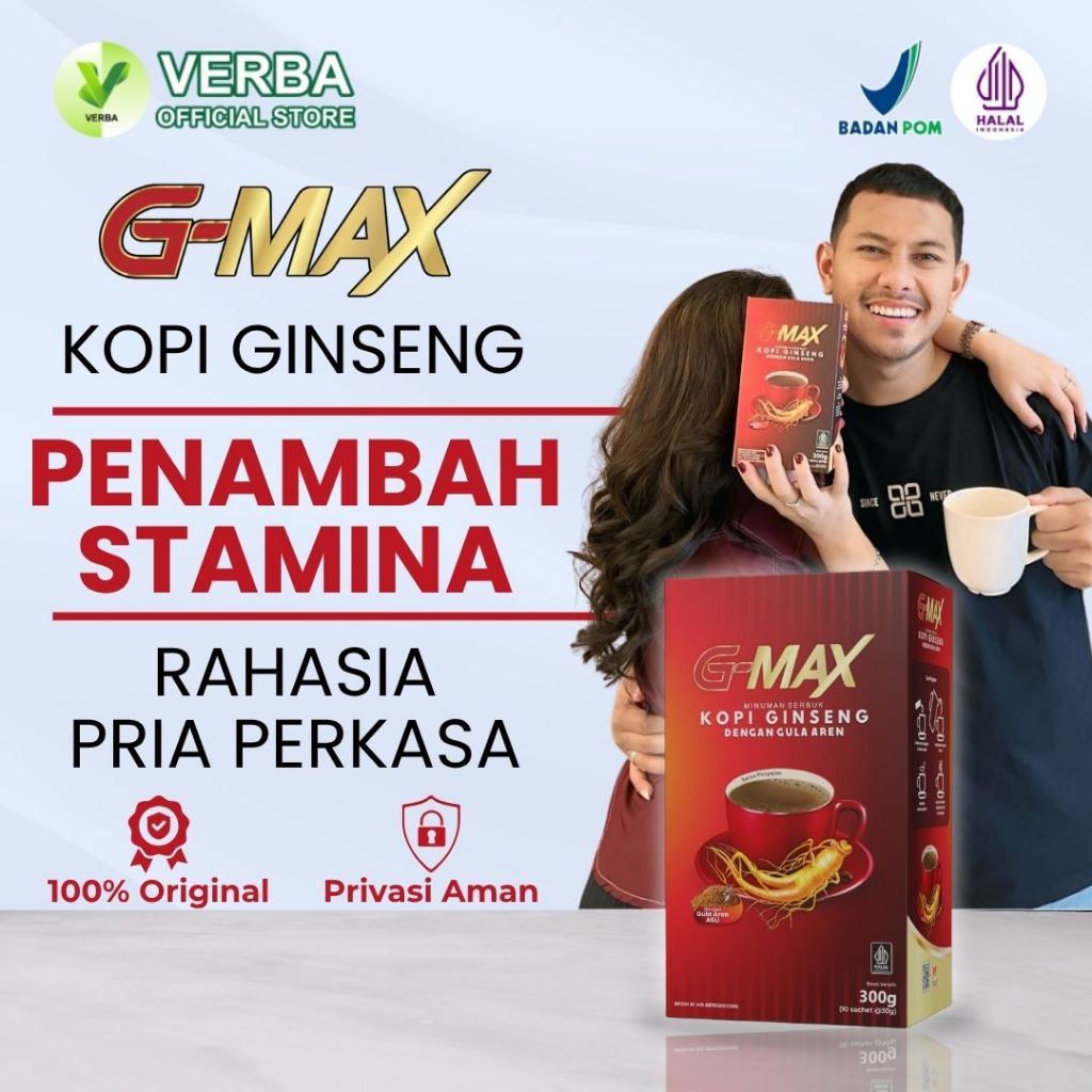 Jual Kopi G-MAX - Kopi Stamina Pria - Kopi Ginseng BPOM | Shopee Indonesia