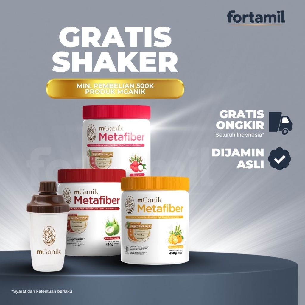 Jual Meta Fiber mGanik Metafiber 450gr 30 Serving | Shopee Indonesia