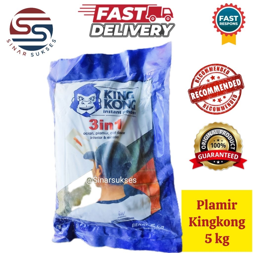 Jual Plamir KINGKONG 5 Kg/ Plamir BERKUALITAS King Kong 5 kg/ Plamir ...