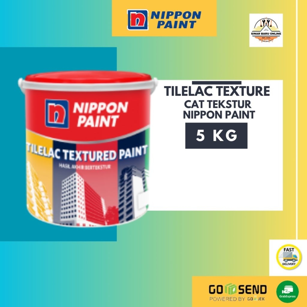 Jual Cat Tekstur Tilelac Texture Putih Nippon Paint 5 Kg | Shopee Indonesia