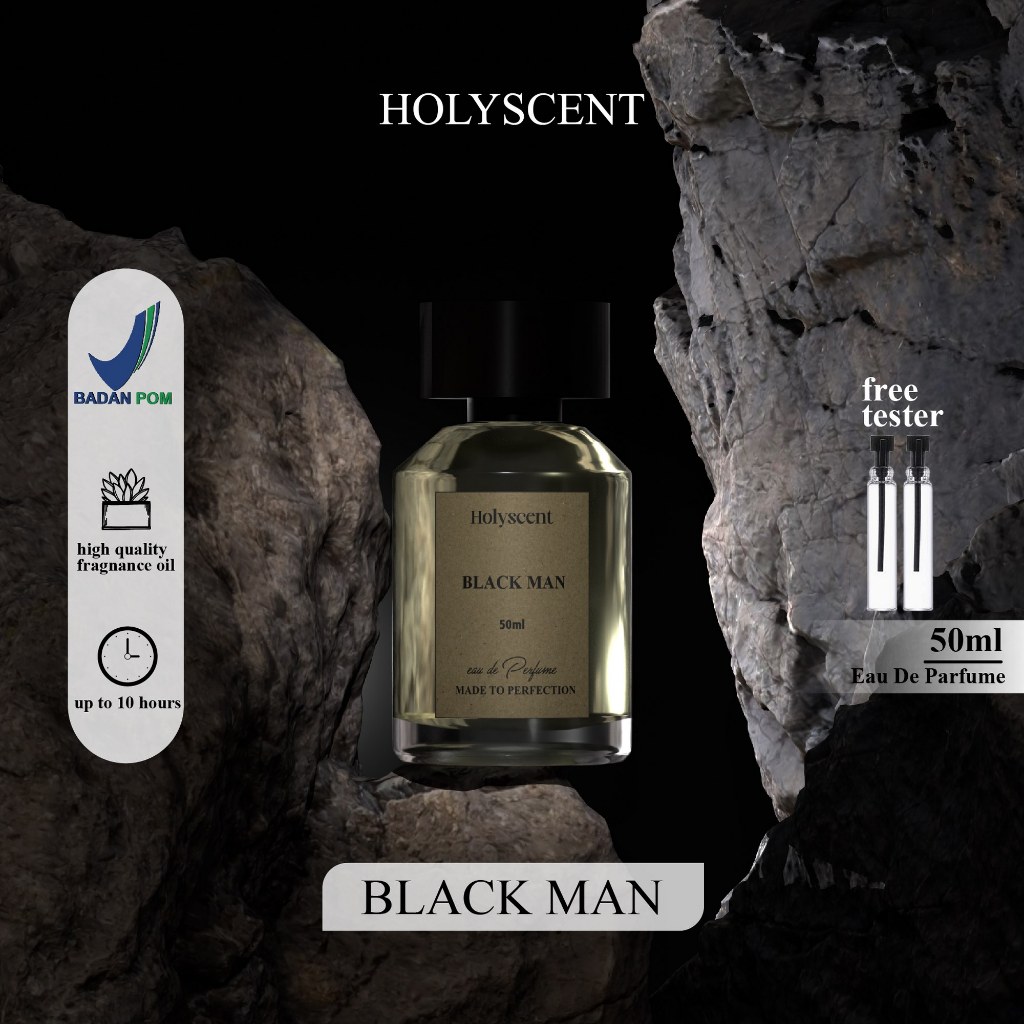 Jual Holyscent - Black Man Eau De Parfum / Parfum Pria | Shopee Indonesia