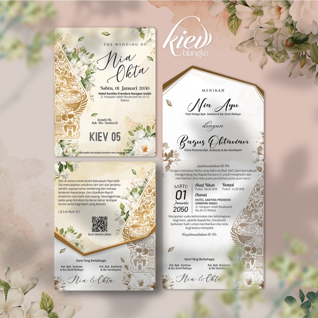 Jual Kiev 01 - 06 Blangko Undangan | Blangko Undangan | Blangko Undangan Murah | Free File ...