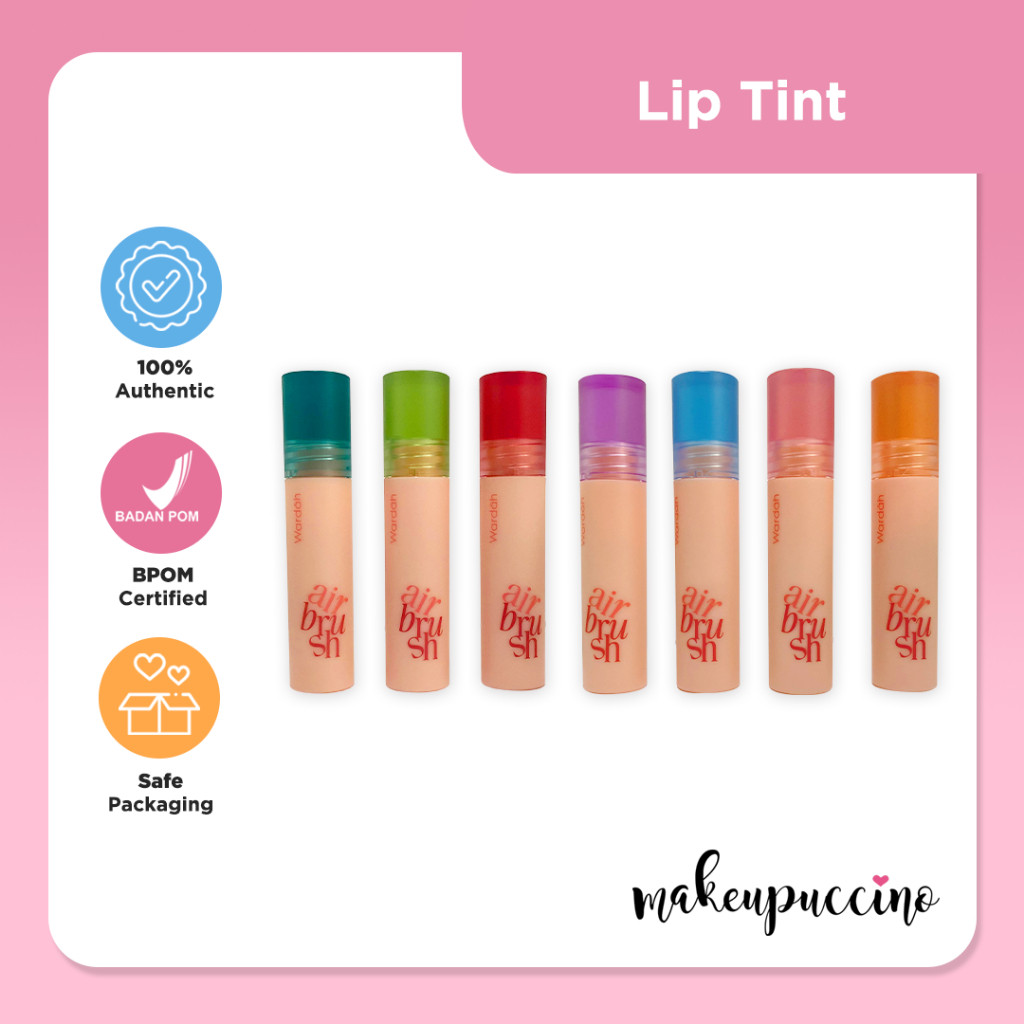 Jual NEW! Wardah Airbrush Lip Tint - Soft-Blur Finish | Shopee Indonesia