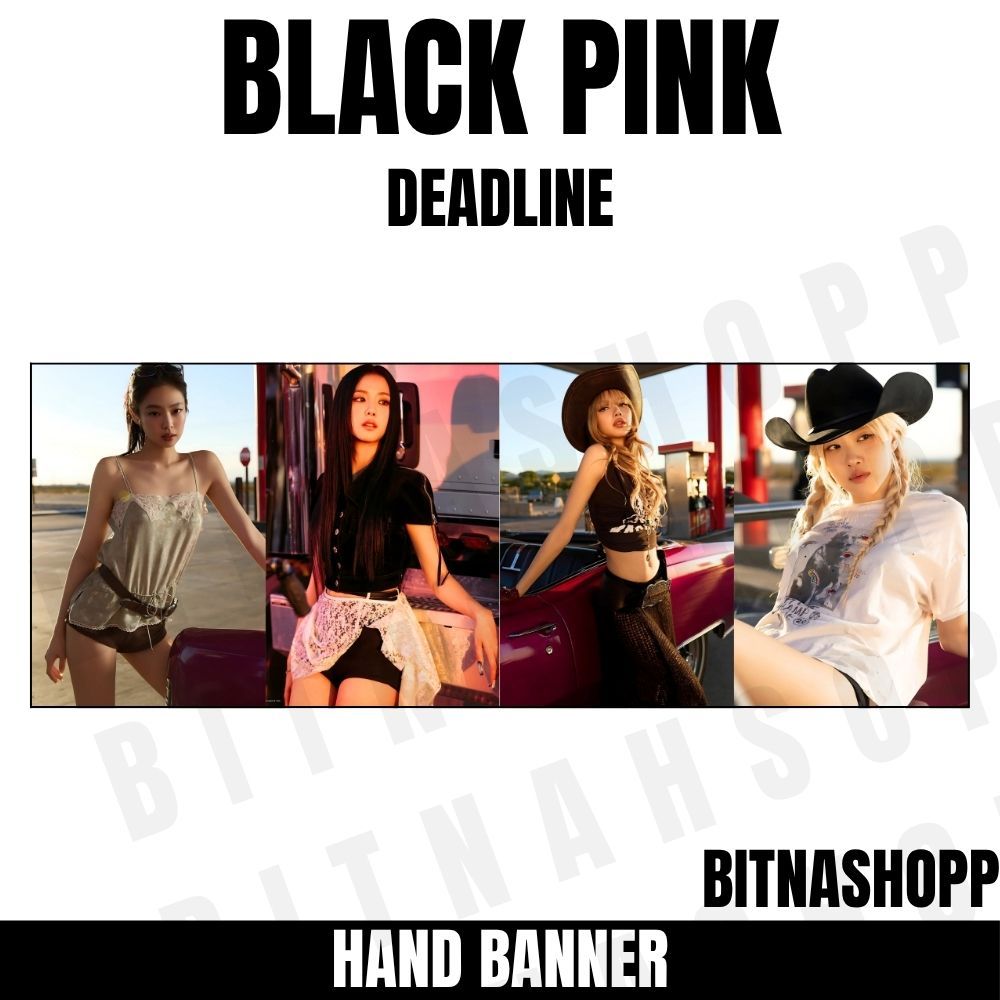Jual HAND BANNER BLACKPINK JUMP KPOP UNOFFICIAL BLINK ROSE JISOO JENNIE ROSE | Shopee Indonesia