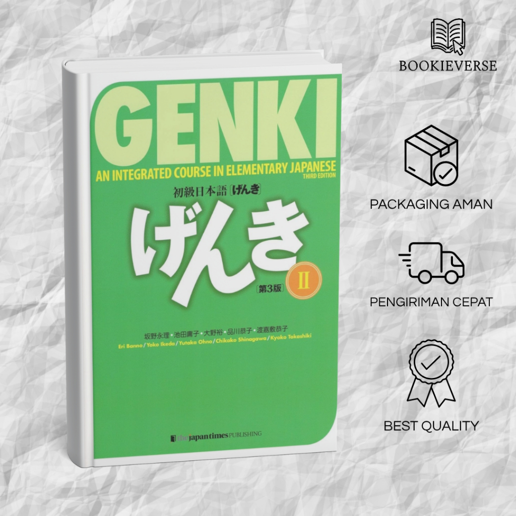 Jual Buku Belajar Bahasa Jepang Genki Volume 2 Textbook & Workbook ...