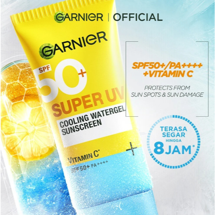 Jual NEW LAUNCHING Sunscreen GARNIER Super UV Cooling Watergel ...