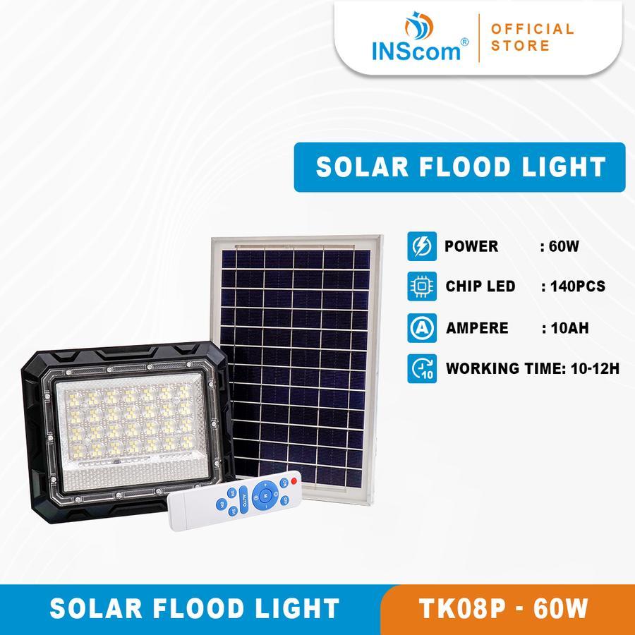 Jual LAMPU SOROT LED 60 WATT PANEL SURYA CELL SOLAR FLOOD LIGHT 200W | Shopee Indonesia