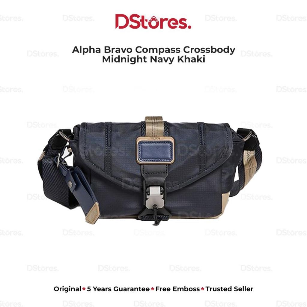 Jual Alpha Bravo Compass Crossbody - Midnight Navy/Khaki | Shopee Indonesia