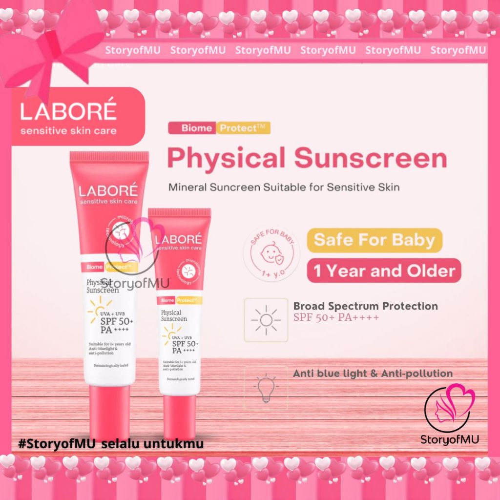 Jual ️ StoryofMU ️ LABORE Sensitive Skincare Biome Protect - Physical ...