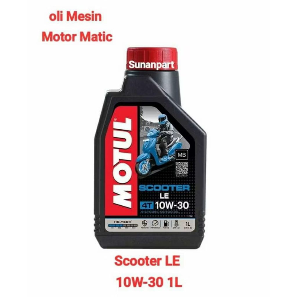 Jual OLI MOTUL SCOOTER LE 10W-30 1 LITER OLI MESIN MOTOR MATIC ORIGINAL | Shopee Indonesia