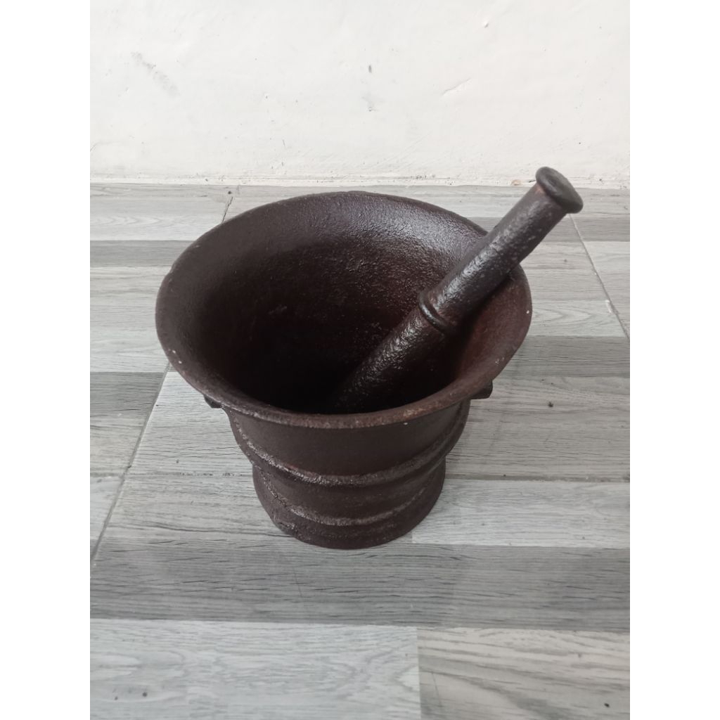 Jual lumpang besi jadul asli lawasan original second | Shopee Indonesia