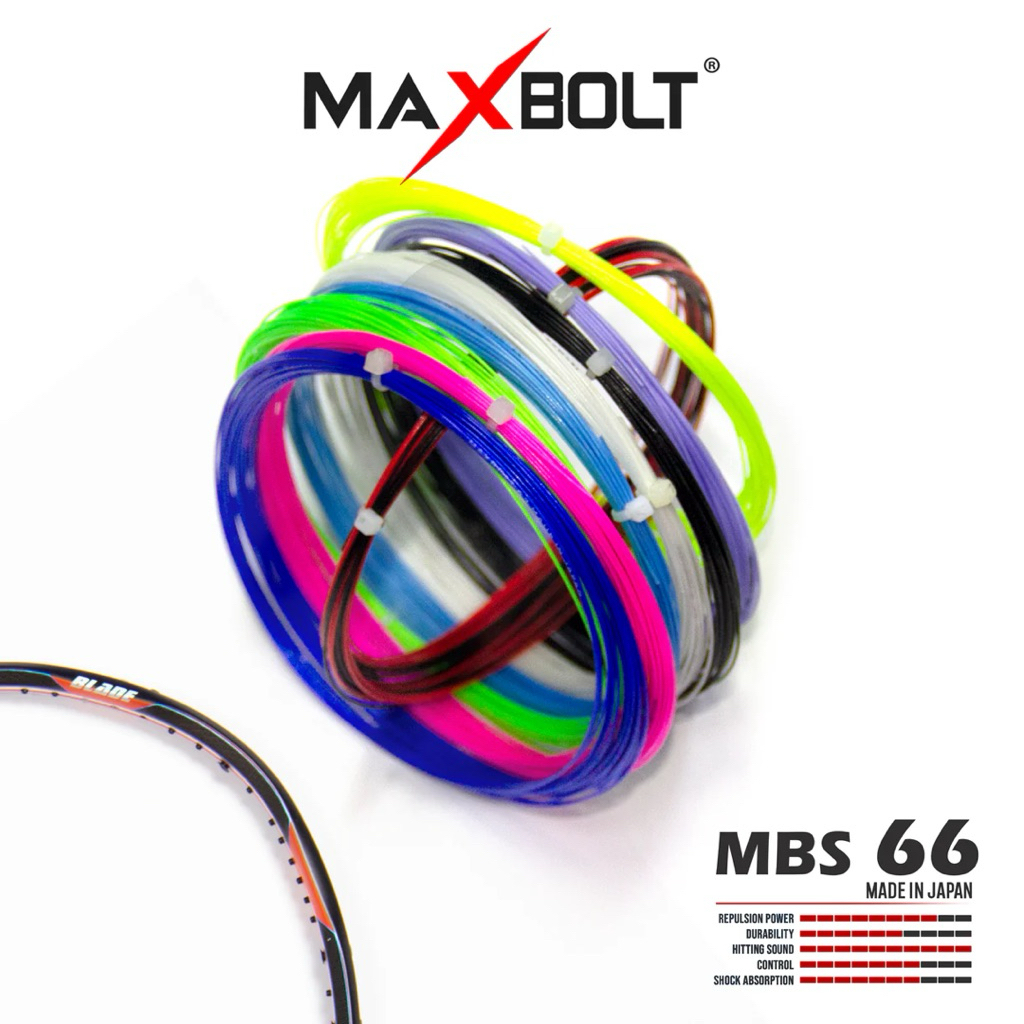 Jual Senar Maxbolt Mbs 66 Original Made In Japan Bulutangkis Badminton ...