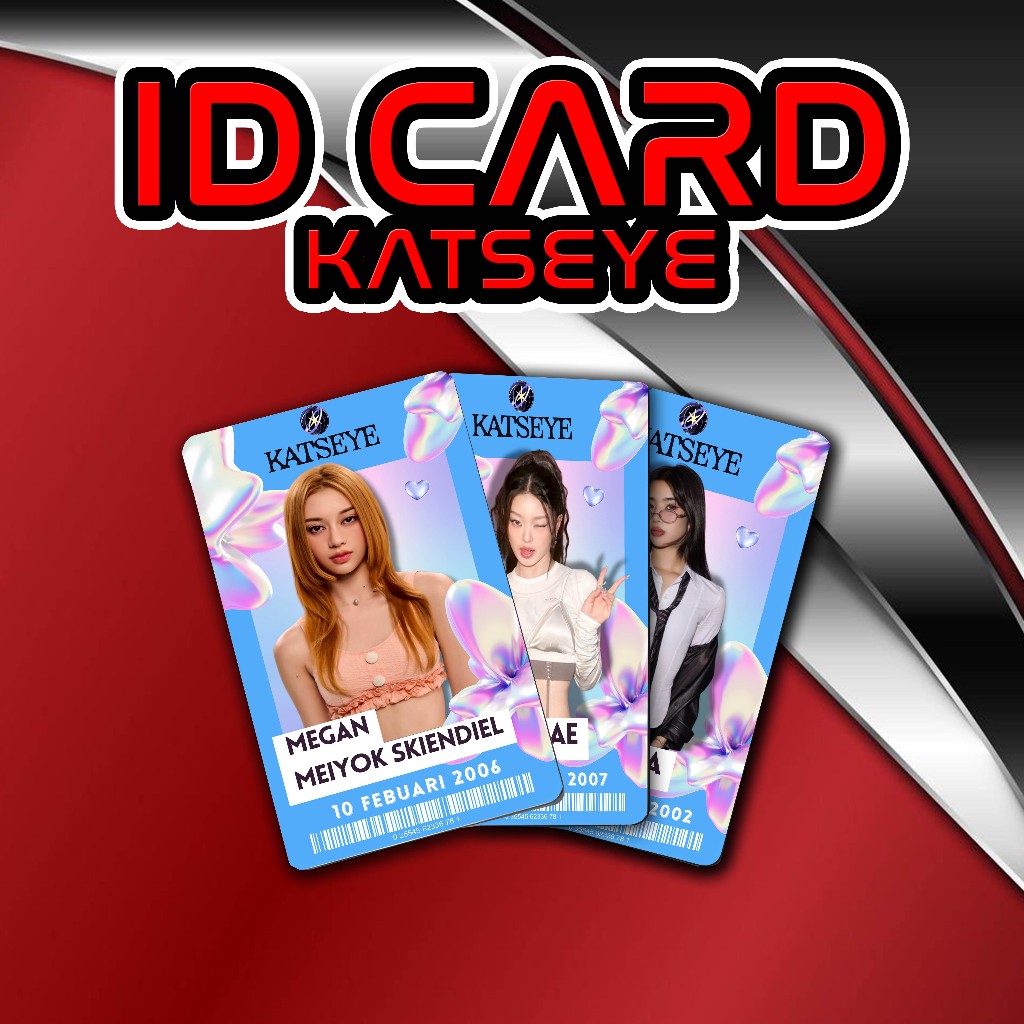 Jual ID CARD PVC MEMBER KPOP KATSEYE PREMIUM | Shopee Indonesia