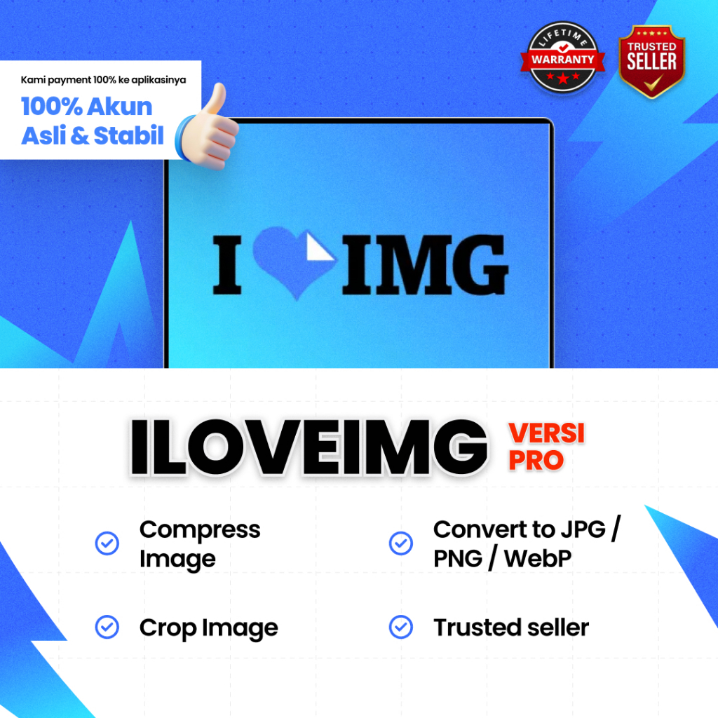 Jual I LOVE IMG | ILOVEIMG PREMIUM RESMI ALL DEVICE UPSCALE COMPRESS ...
