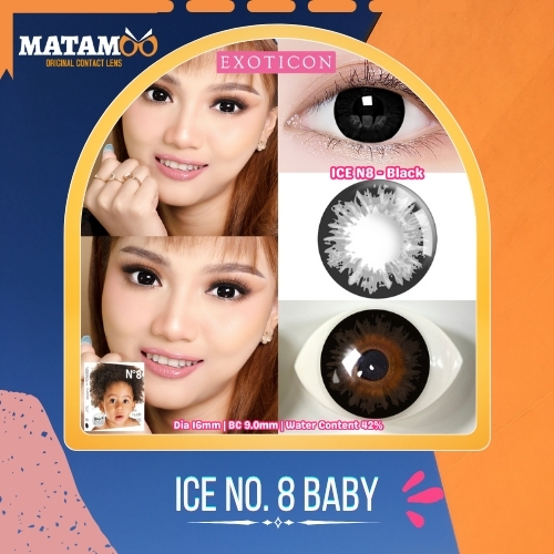 Jual Softlens Ice No. 8 Baby & Doll Eyes Normal By Exoticon | Shopee ...