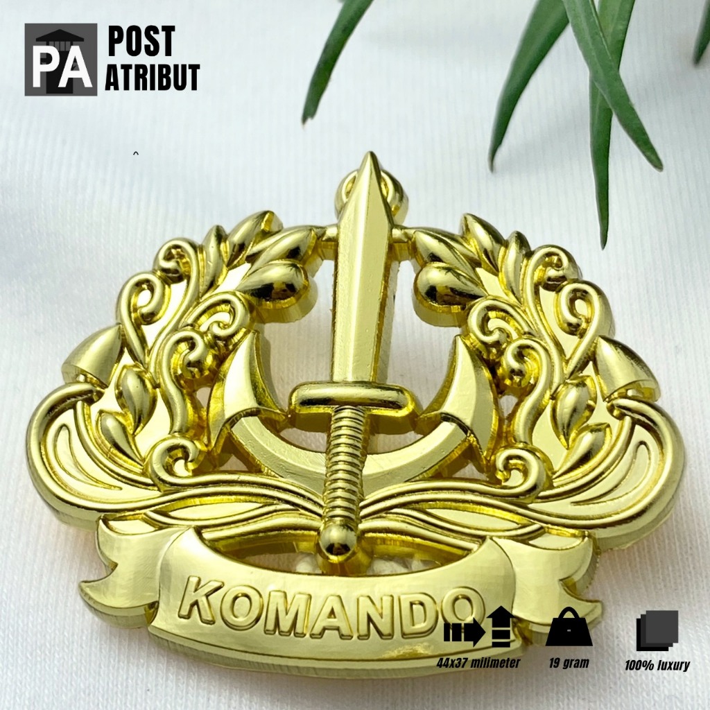 Jual BREVET DIKO KOMANDO TNI AL LUXURY/ BREVET DIKO LUXURY/ BREVET KOMANDO/ BREVET TNI AL ...