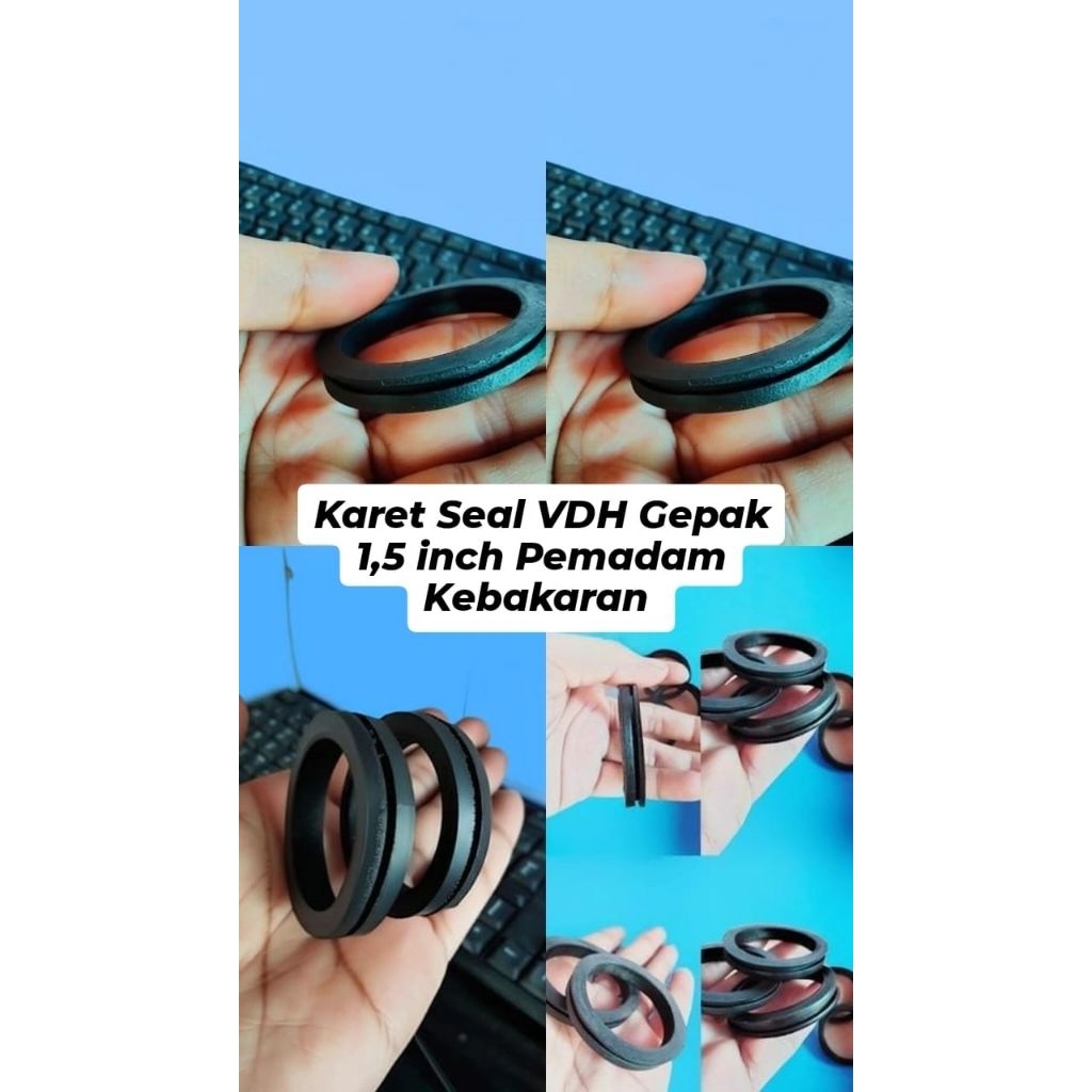 Jual Karet Seal Coupling VDH Pemadam Kebakaran 1.5 inch - Gasket Selang ...