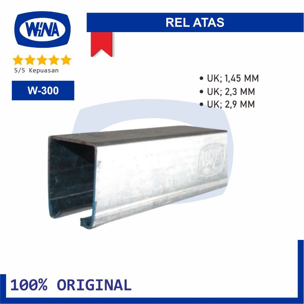Jual Rel Atas Wina W300 Rel Pintu Garasi Partisi Geser Sliding dan ...